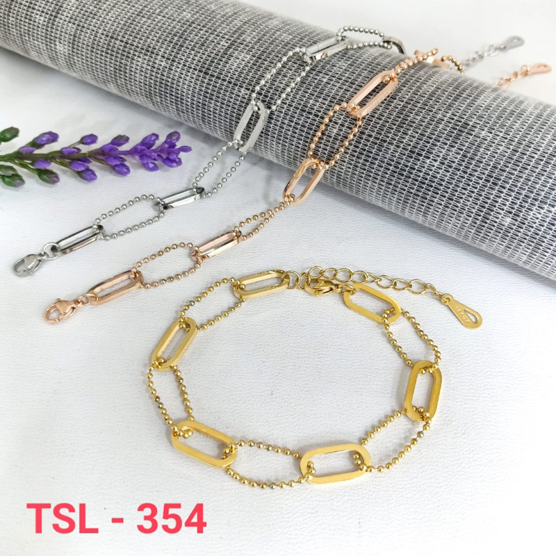 Jual GELANG RANTAI TITANIUM TSL 354 ANTI KARAT PREMIUM REALPICT ...