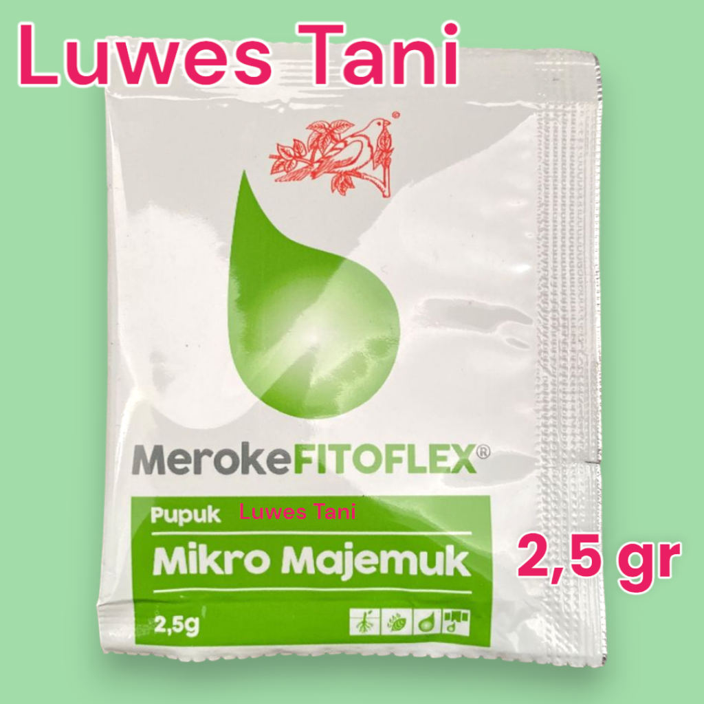 Jual MEROKE FITOFLEX PUPUK MIKRO MAJEMUK 2,5gr Fito flex | Shopee Indonesia