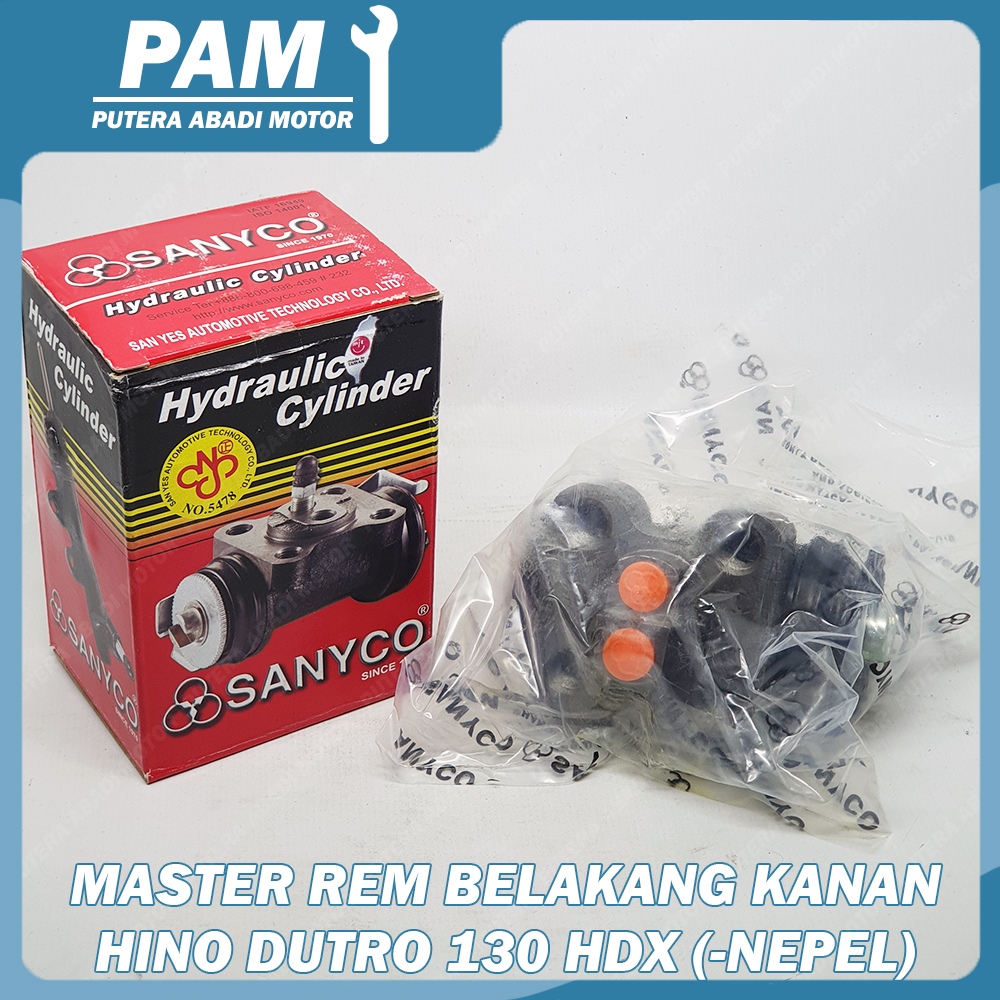 Jual Master Rem Belakang Kanan Hino Dutro 130HDX Sanyco 47550-F1010 Wheel Cylinder | Shopee ...