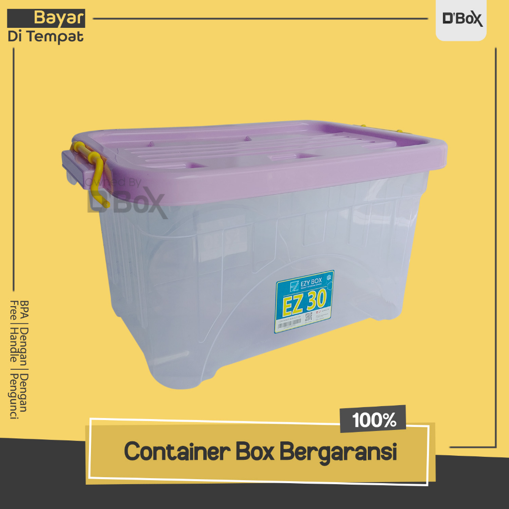 Jual [D'BOX] COD Container Box CB 30 Liter Murah Kotak Wadah Serbaguna ...