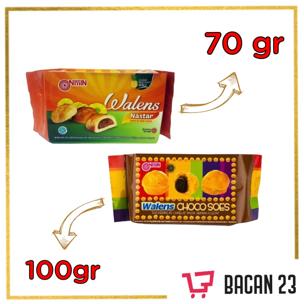 Jual Nissin Wallens ( Choco Soes & Nastar ) / Kue Sus Isi Coklat dan ...