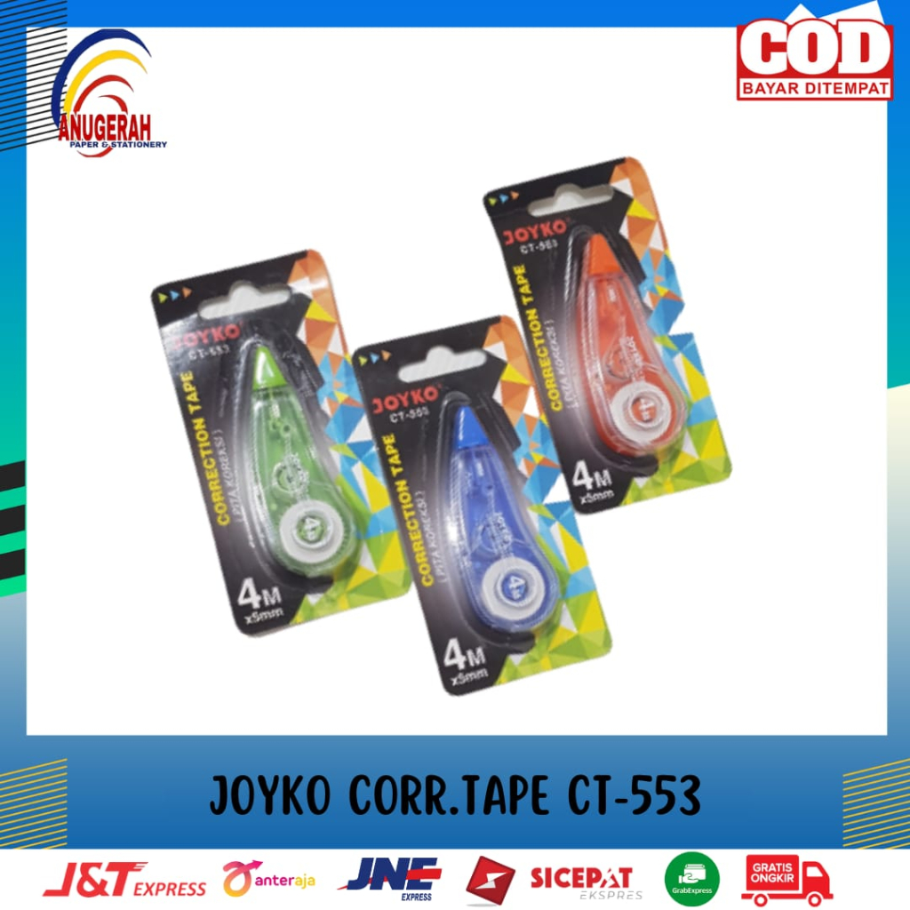 Jual CORR TAPE JOYKO CT-553 (PCS) | Shopee Indonesia