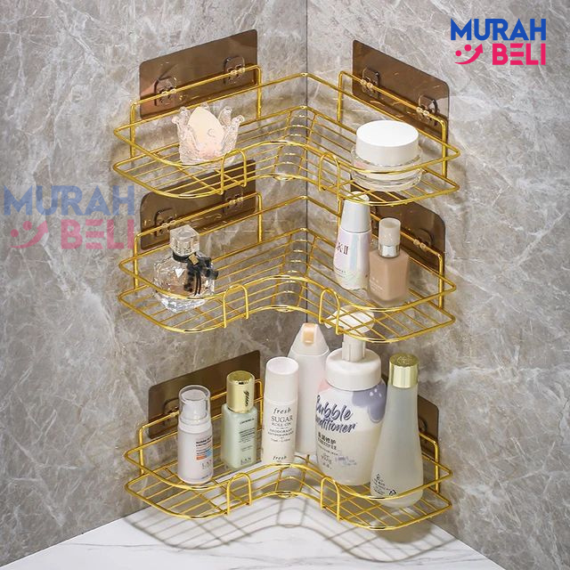 Jual MB Rak Sudut Rak Persegi Kamar Mandi Tempel Dinding Keramik Rak ...