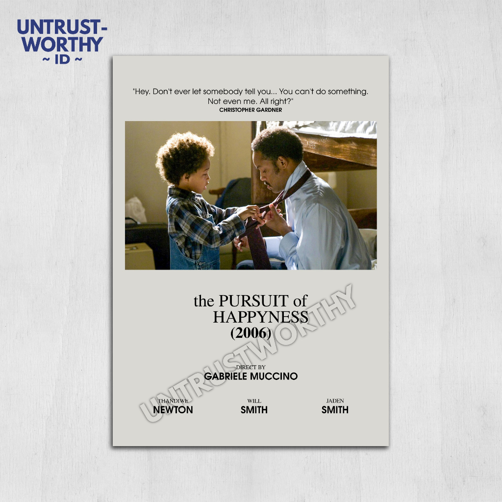 Jual Poster The Pursuit Of Happyness Film Ukuran A5 | Shopee Indonesia