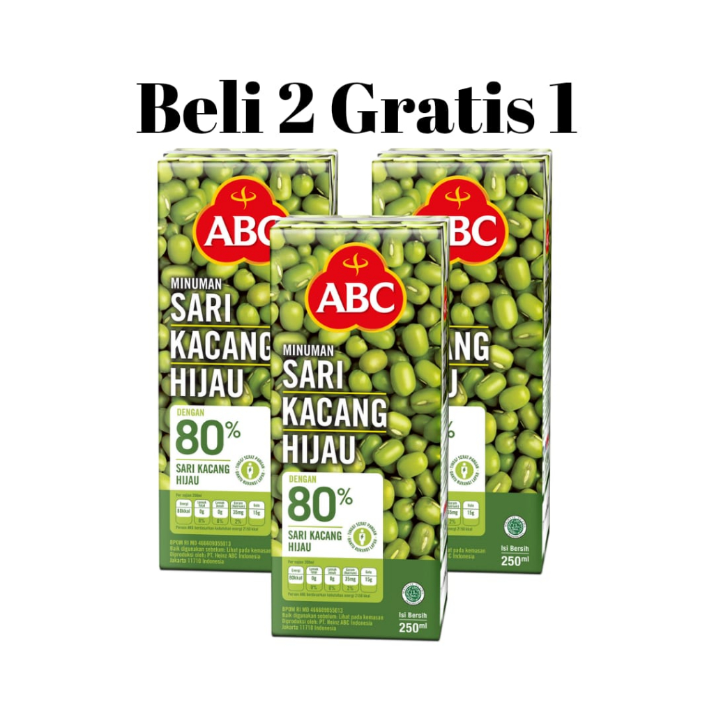 Jual ABC KACANGN HIJAU 250ML | Shopee Indonesia