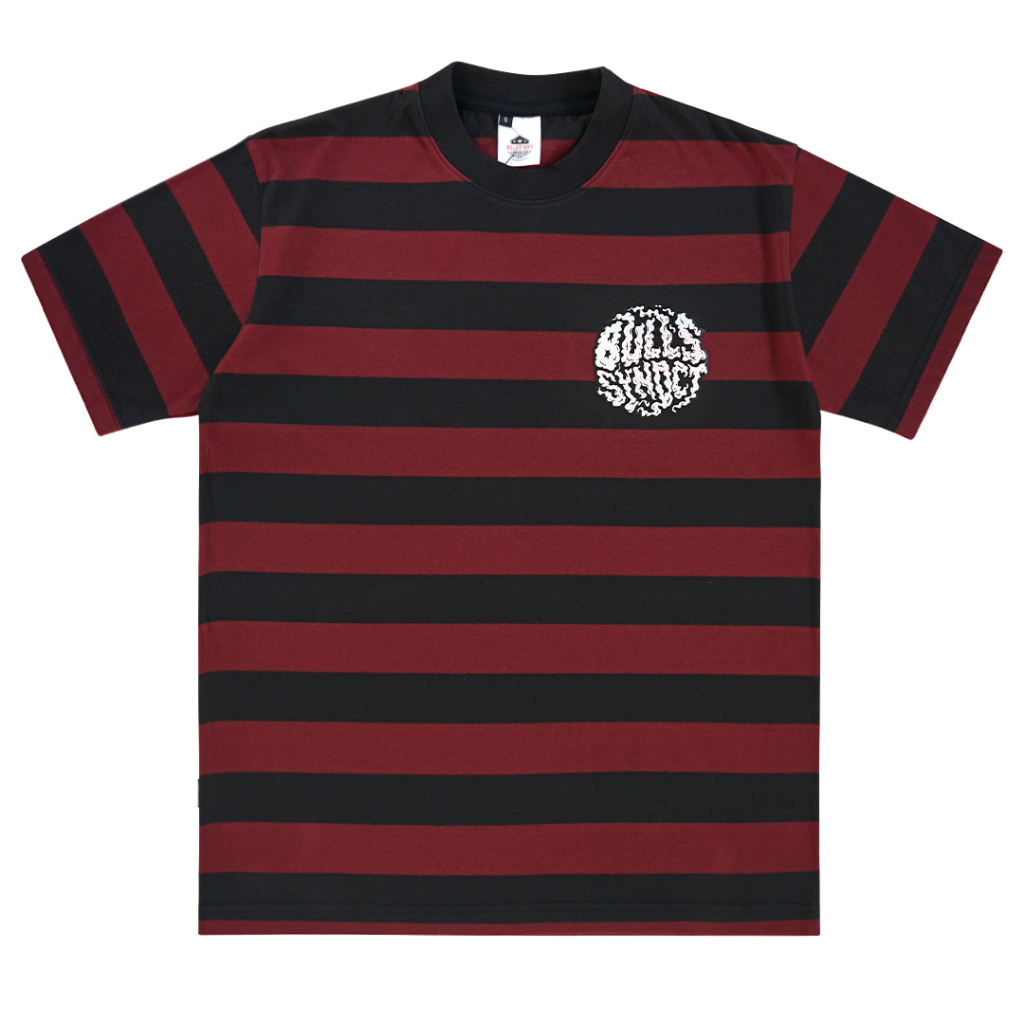 Jual BULLS SYNDICATE T-Shirt Speedfire Stripe Black Burgundy | Shopee ...