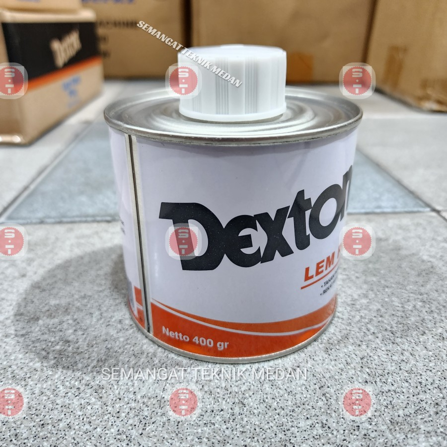 Jual DEXTONE LEM PIPE PASTA PIPA PVC PRALON KALENG 400 GR GRAM CAN ...