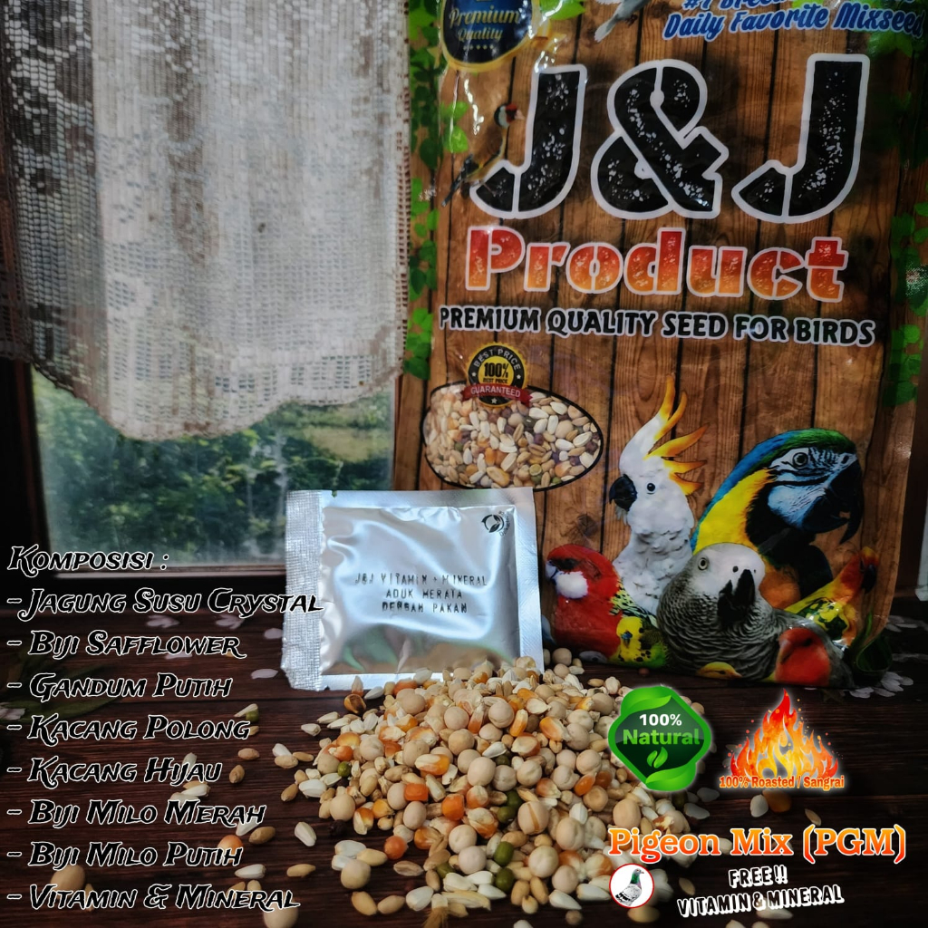 Jual PIGEON MIX 10kg - Pakan burung merpati burung dara merpati pos ...