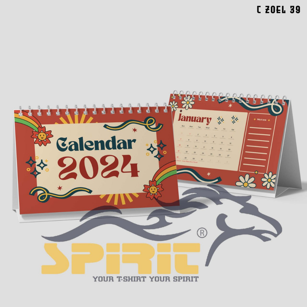 Jual Kalender Duduk Tahun 2024 Bunga Matahari / Kalender Meja Tahun ...