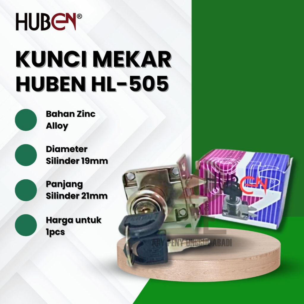 Jual Kunci Mekar Laci / Lemari Etalase Huben HL-505 | Shopee Indonesia