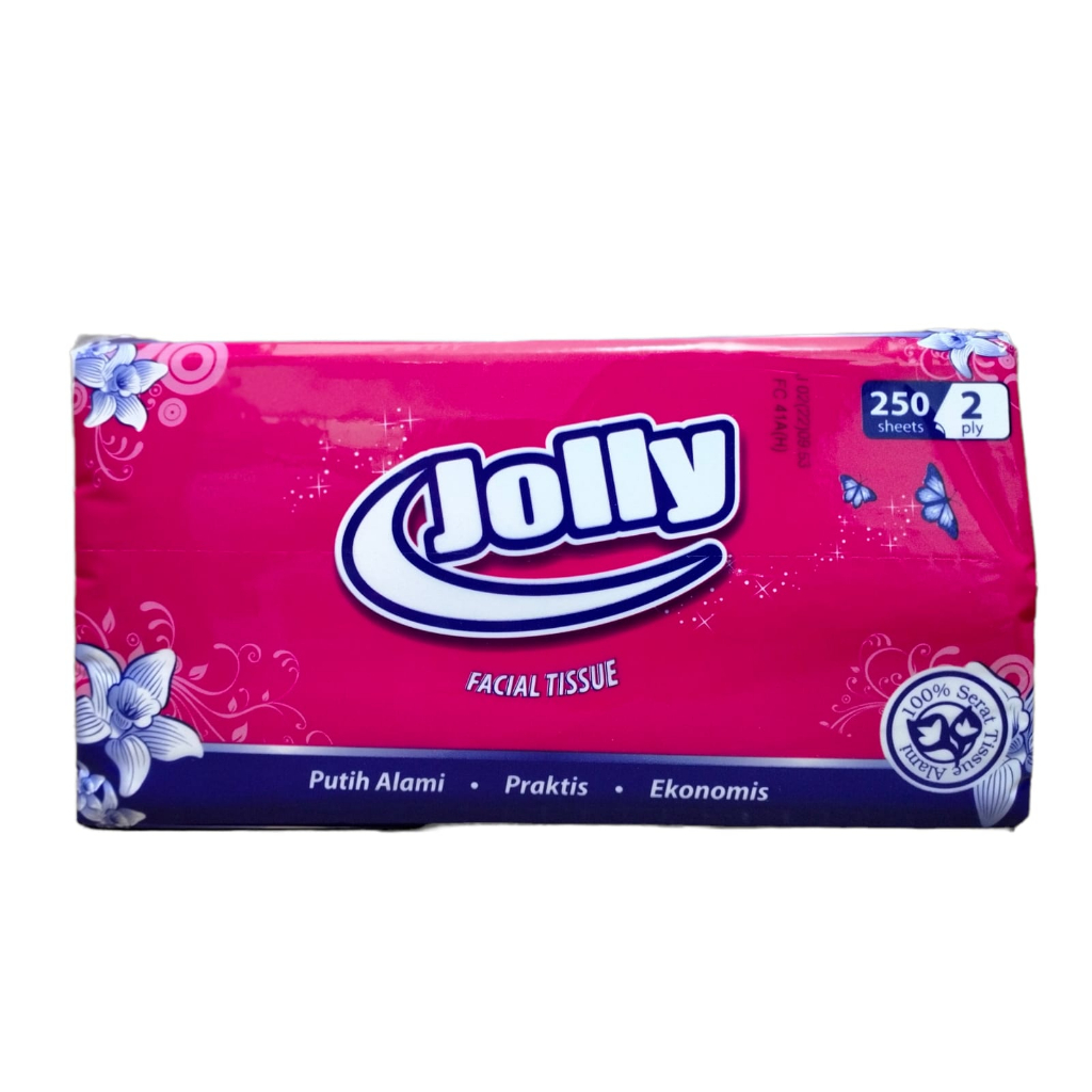 Jual ( 1kg Muat 6pcs ) Tissue Jolly facial Tisu Wajah Soft Pack 250s ...