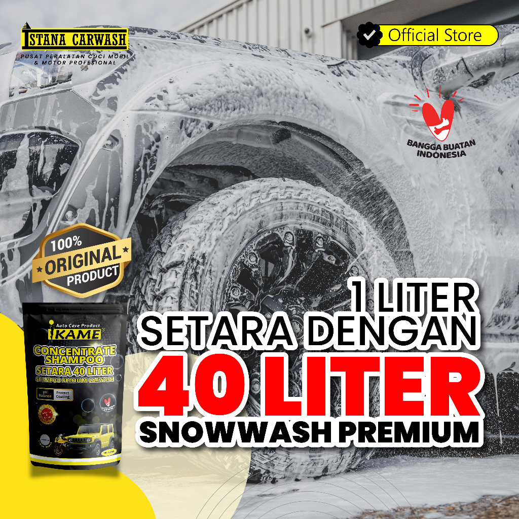 Jual Shampo Cuci Mobil Motor Snow Wash / Shampoo cuci steam salju 1 ...