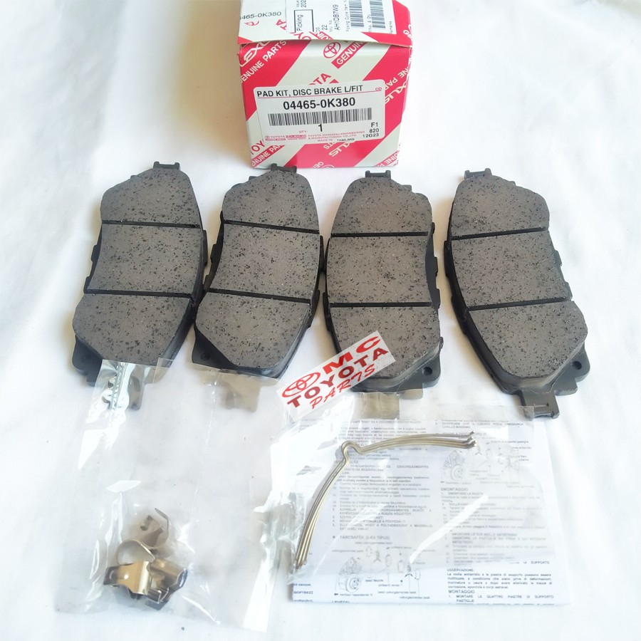 Jual Brake Pad Kampas Rem Depan Innova Reborn Hilux Single 04465-0K380 ...