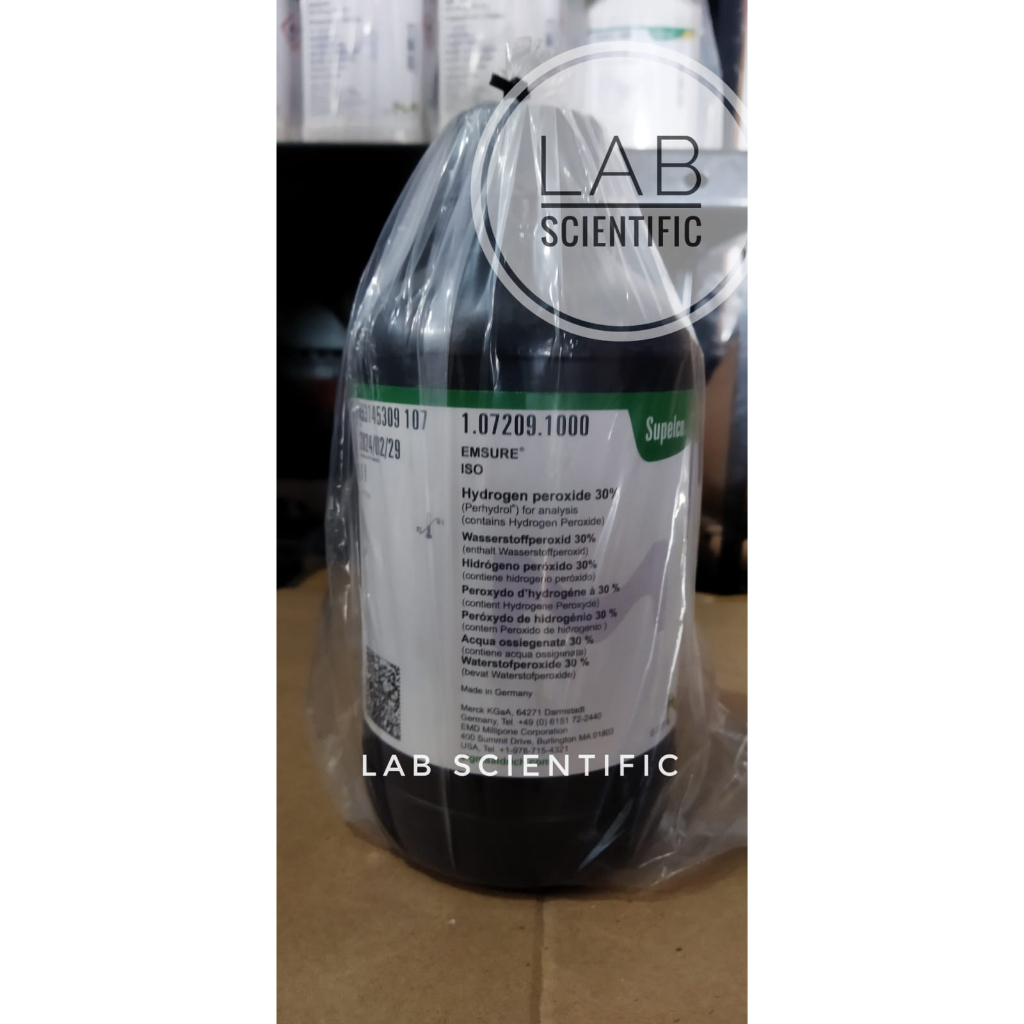 Jual HYDROGEN PEROXIDE 30% 1L Merck 107209/ H202 Hidrogen Peroksida ...