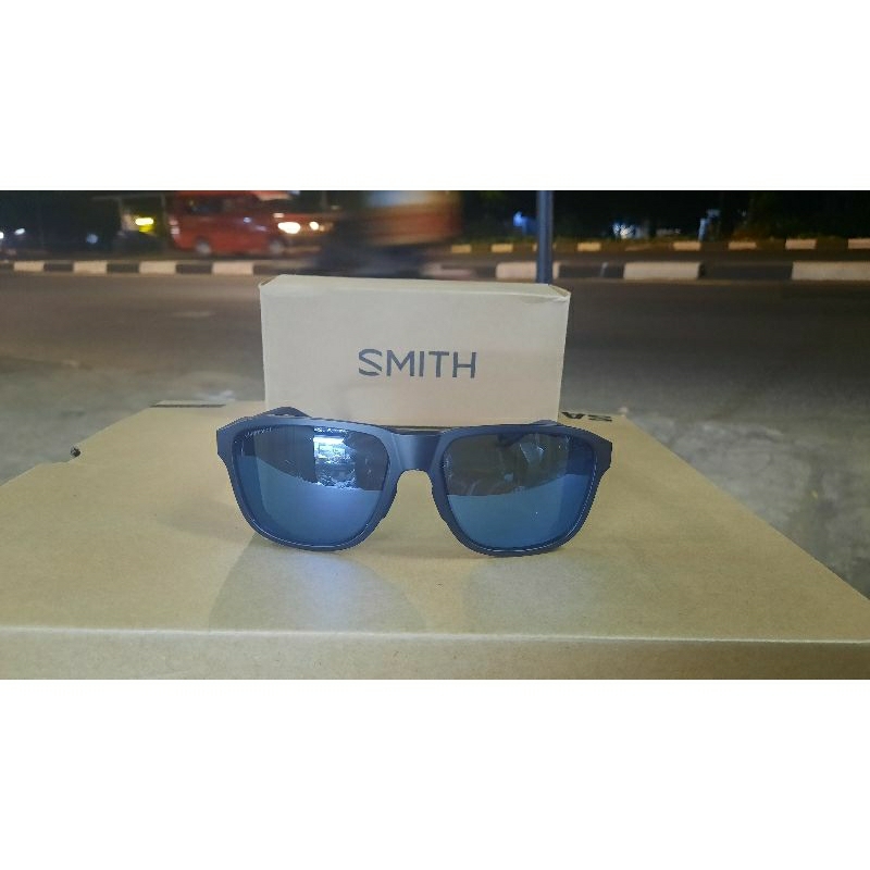 Jual KACAMATA HIKING TREKKING SMITH EMBARK MATTE BLACK CHROMOPOP POLARIZED BLUE ORIGINAL ...