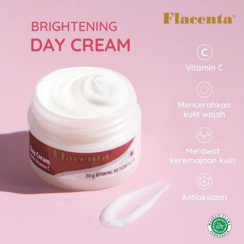 Jual PLACENTA/FLACENTA DAY CREAM 20 GRAM | Shopee Indonesia