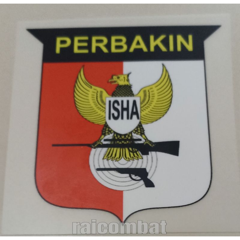 Jual Stiker Sablon DTF Grosir / Sablon Setrika Logo Perbakin / Sablon ...