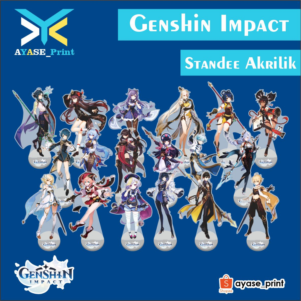 Jual GENSHIN IMPACT LIYUE Akrilik Standee Aether Baizhue Beidou ...