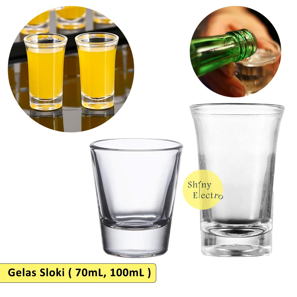 Jual ( Import ) Gelas Sloki Alkohol Wine Espresso ( 70 100 mL ) Alcohol ...