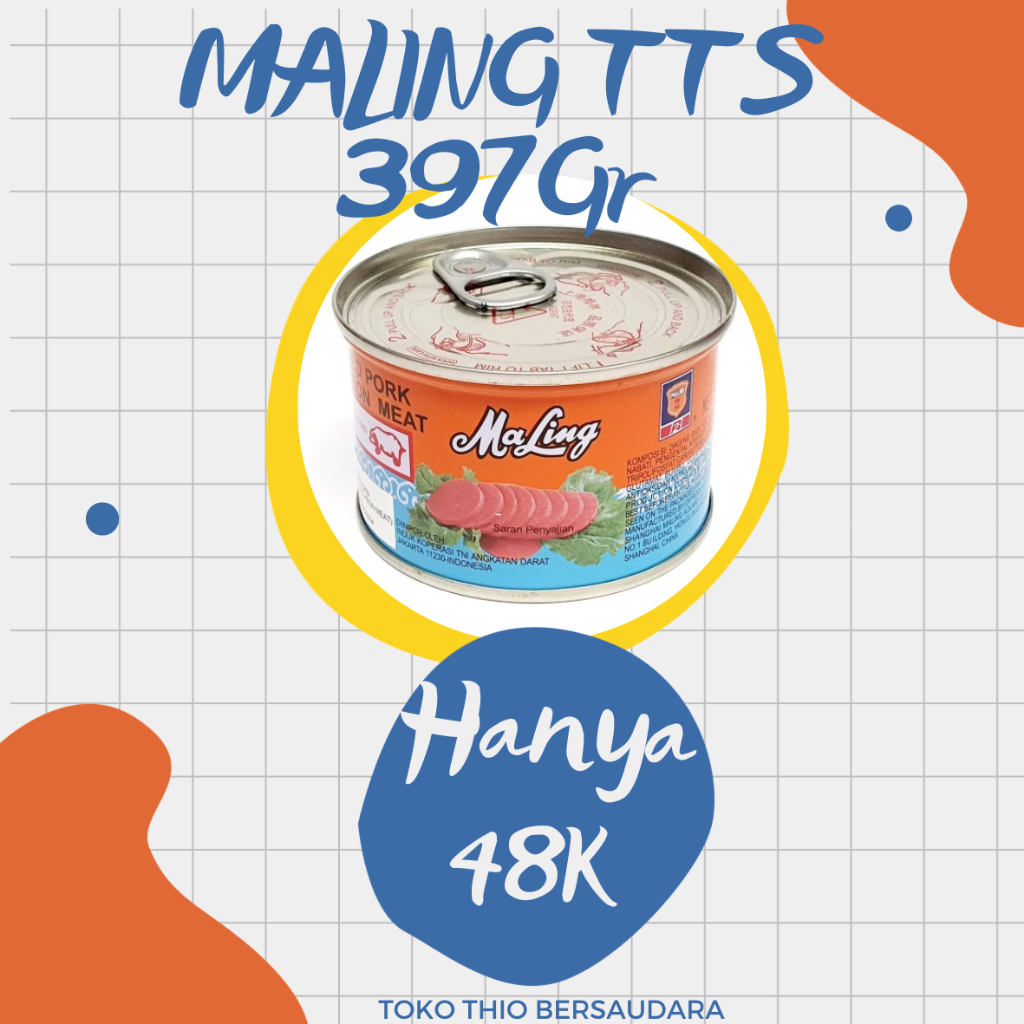 Jual Ham Maling / Ham Babi TTS 397 gram / Maling TTS 397gr Maling Pork ...
