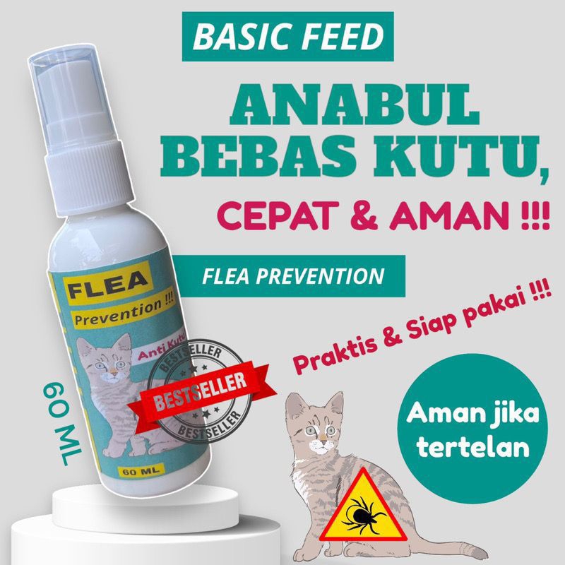 Jual Pembasmi dan Pencegah Kutu Kucing FLEA PREVENTION SPRAY ANTI KUTU ...