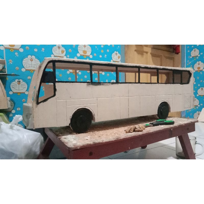 Jual MENTAHAN MINIATUR BUS SKALA 1:20 MURAH | Shopee Indonesia