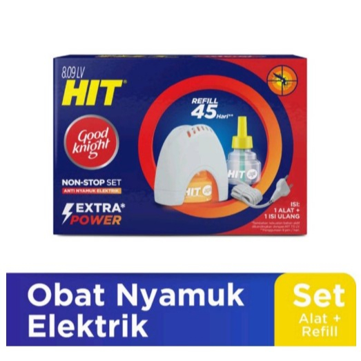 Jual HIT NONSTOP Alat + Refill - Obat Nyamuk Elektrik (HIT GOODKNIGHT ...