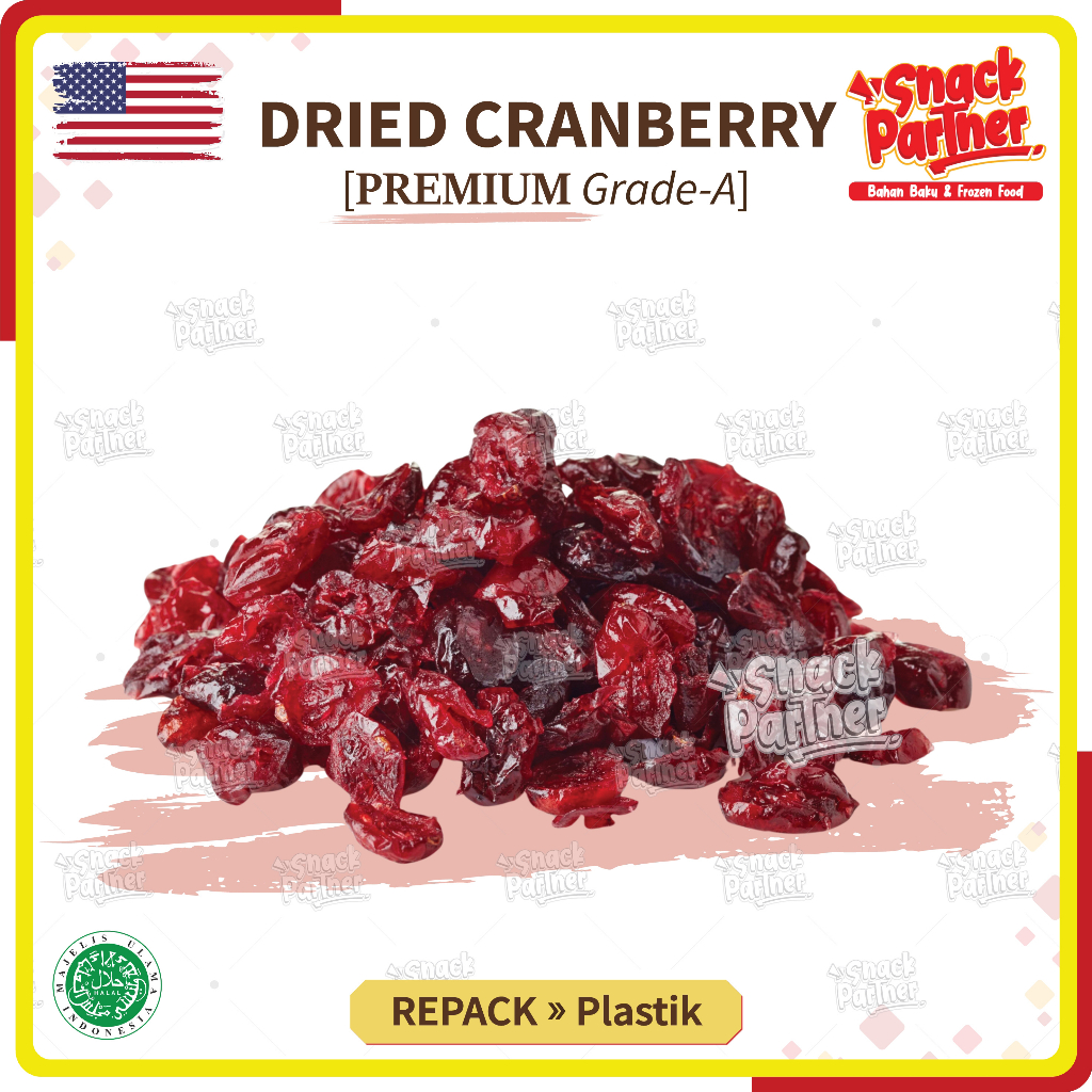 Jual DRIED CRANBERRY Repack 1 KG - Import Premium US Amerika ...