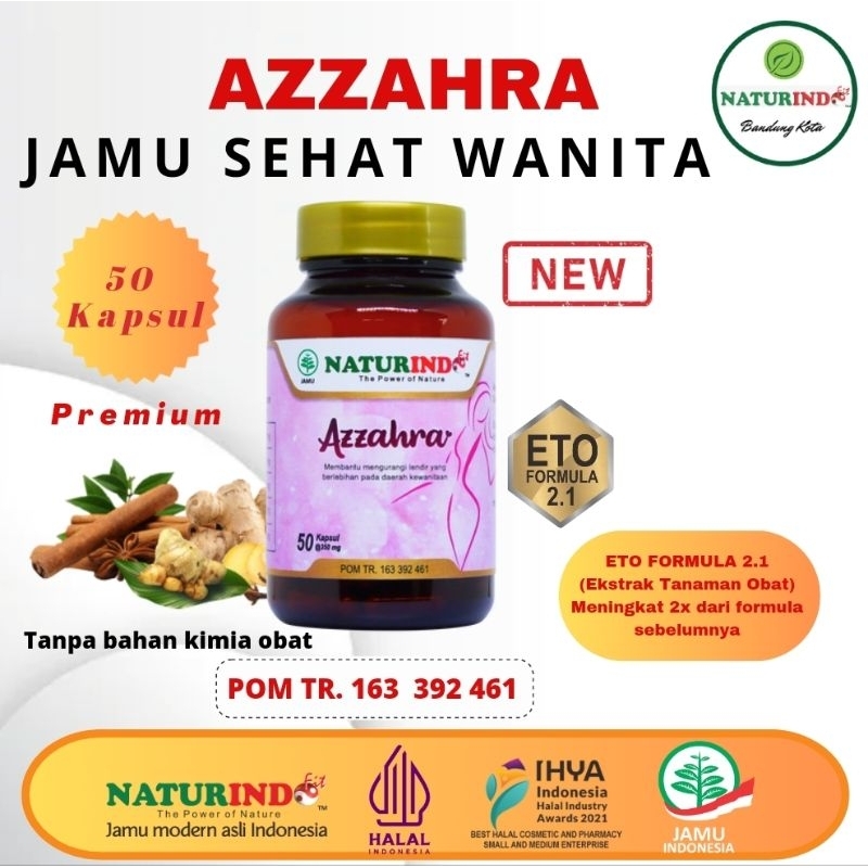 Jual Azzahra Jamu Herbal Melancarkan Datang Bulan Pereda Nyeri Gangguan ...