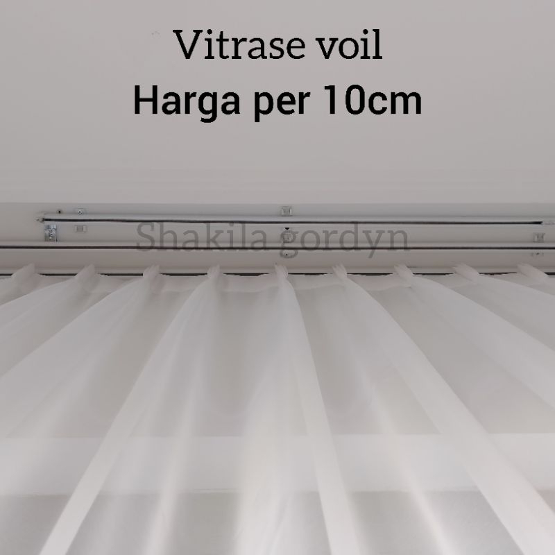 Jual Gorden Vitrase polos custom ukuran | Shopee Indonesia