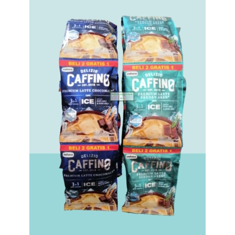 Jual KOPI CAFFINO ICE LATTE CHOCOMALT / LATTE PANDAN AREN 1RENCENG ISI ...