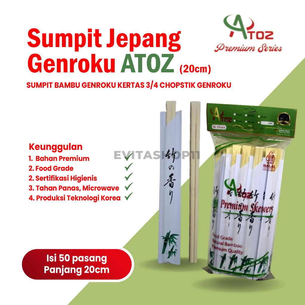 Jual Sumpit Jepang Genroku 20cm | Shopee Indonesia