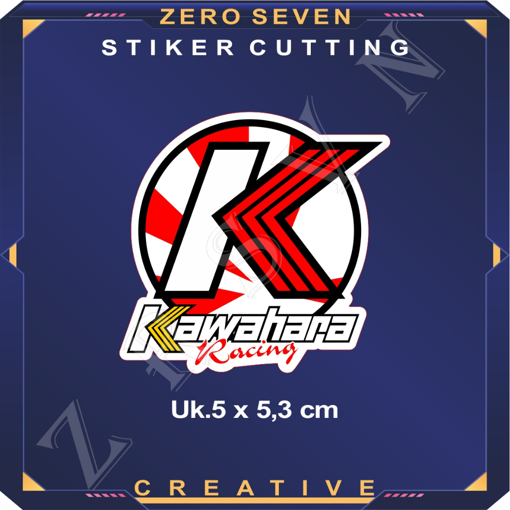 Jual STIKER LOGO KAWAHARA / MOTOR RACING / BALAPAN / STIKER VIRAL ...