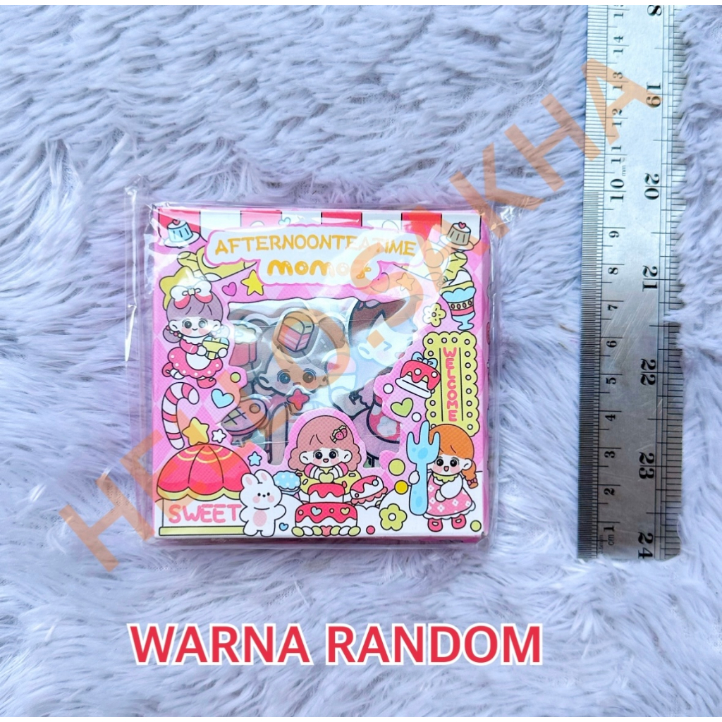 Jual MAINAN STIKER 100 LEMBAR MOMO PCS STICKER TEMPEL TEMPELA LUCU CUTE ...