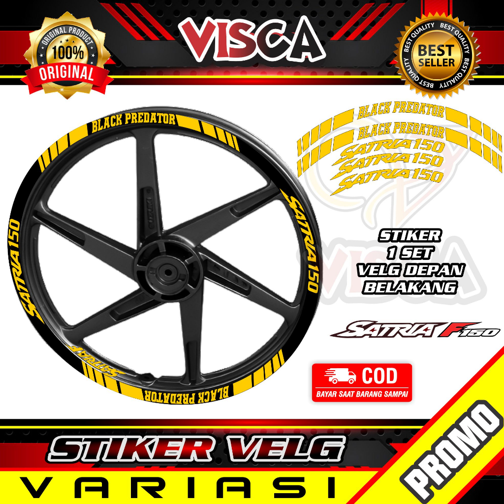 Jual Stiker Velg List Velg Motor Stiker Velg Ring 17 Satria f Motif ...