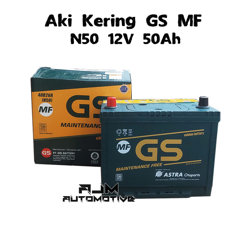 Jual Aki Kering GS MF 48D26R-N50 12V 50Ah | Shopee Indonesia