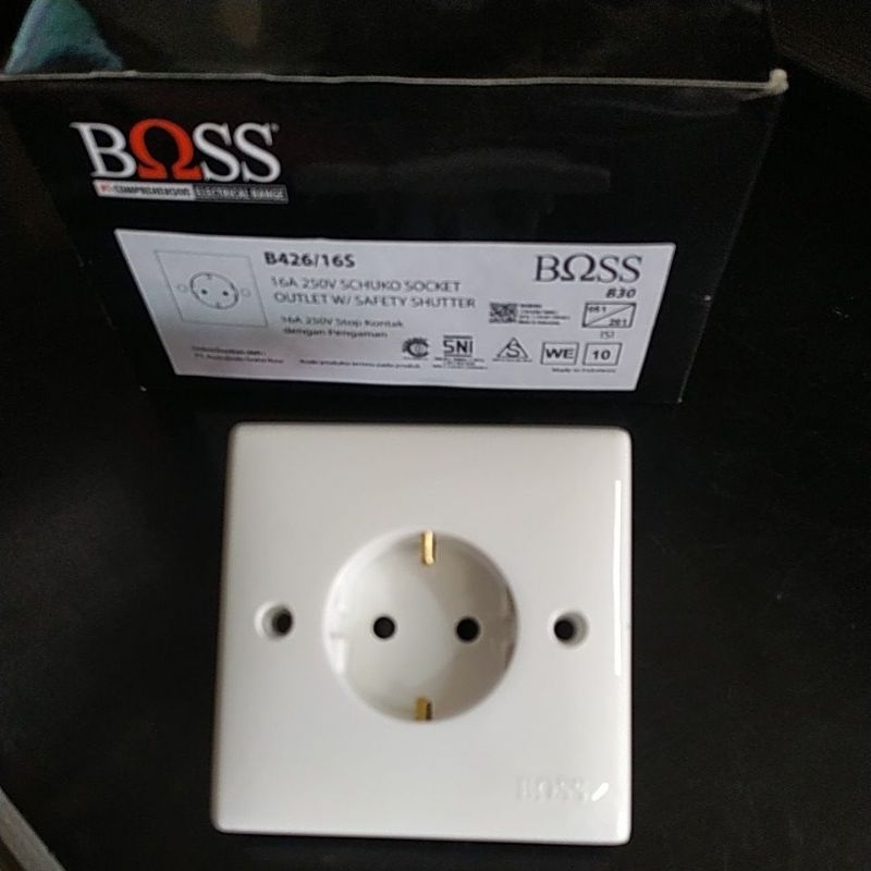 Jual stop kontak arde B426/16S mer Boss | Shopee Indonesia