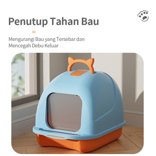 Jual Epic Finds Kotak Pasir Kucing Dengan Pintu Terbuka EXTRA JUMBO Set ...