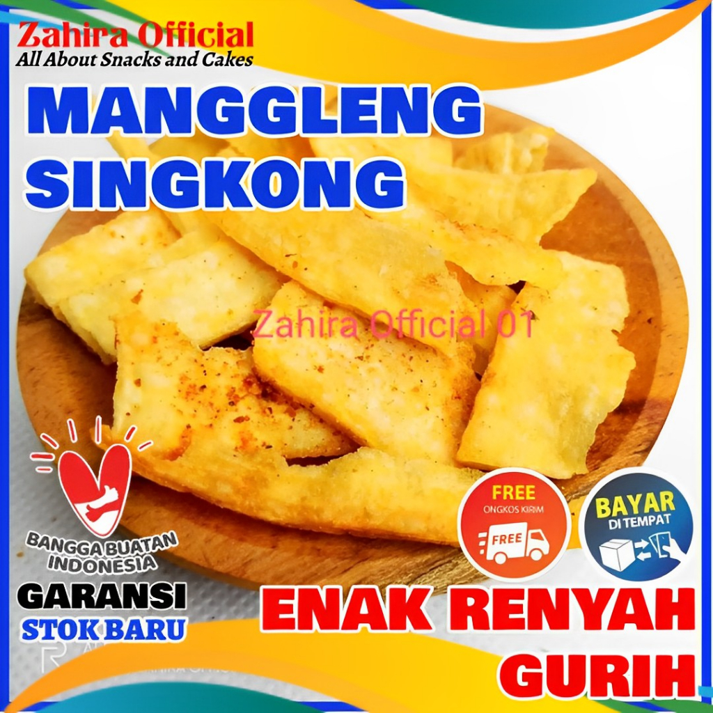 Jual Keripik Manggleng Singkong Pedas Oleh-oleh Khas Kebumen 100 gram ...