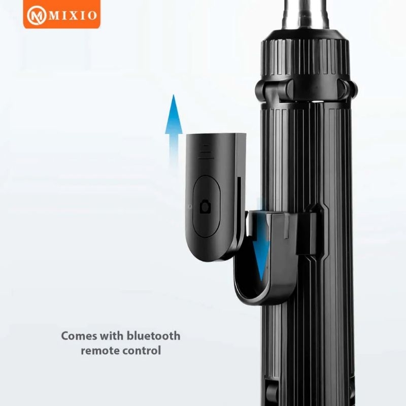 Jual MIXIO A31 160 cm Tongsis Bluetooth Selfi Stick Tripod | Shopee ...