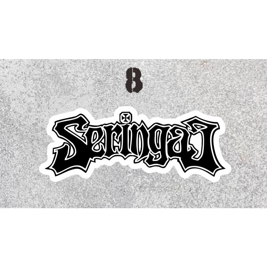 Jual STICKER BAND INDIE /STICKER AESTHETIC BAND INDIE / STICKER HELM ...