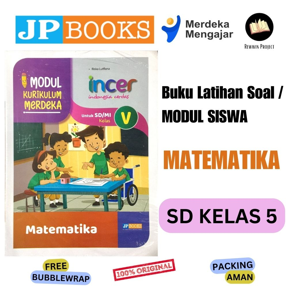 Jual Buku Latihan Soal MATEMATIKA SD Kelas 5 Incer - Kurikulum Merdeka | Shopee Indonesia