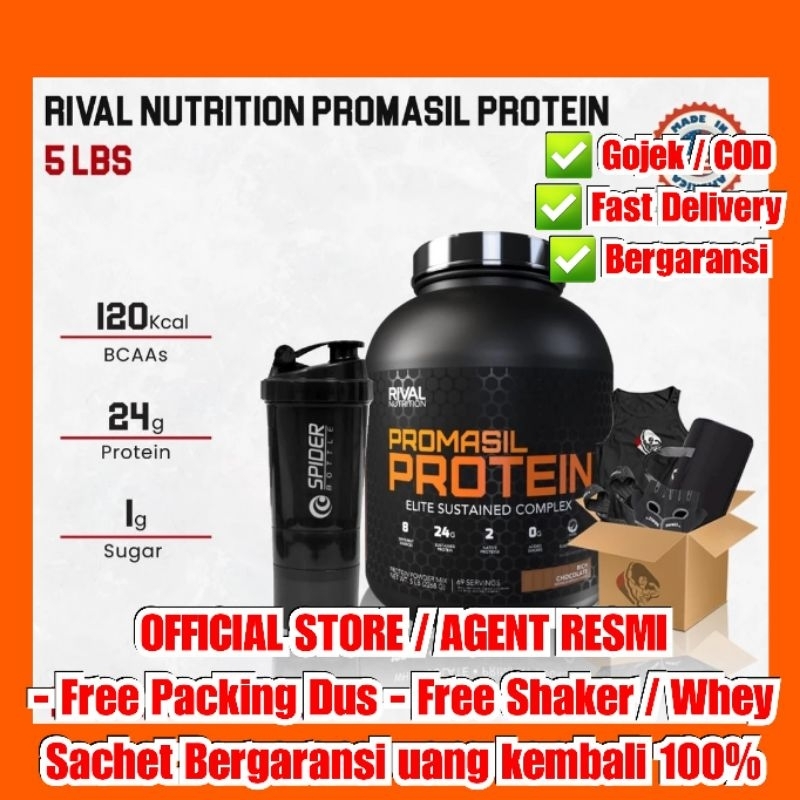 Jual Rival Promasil Whey Protein 5lb | Shopee Indonesia