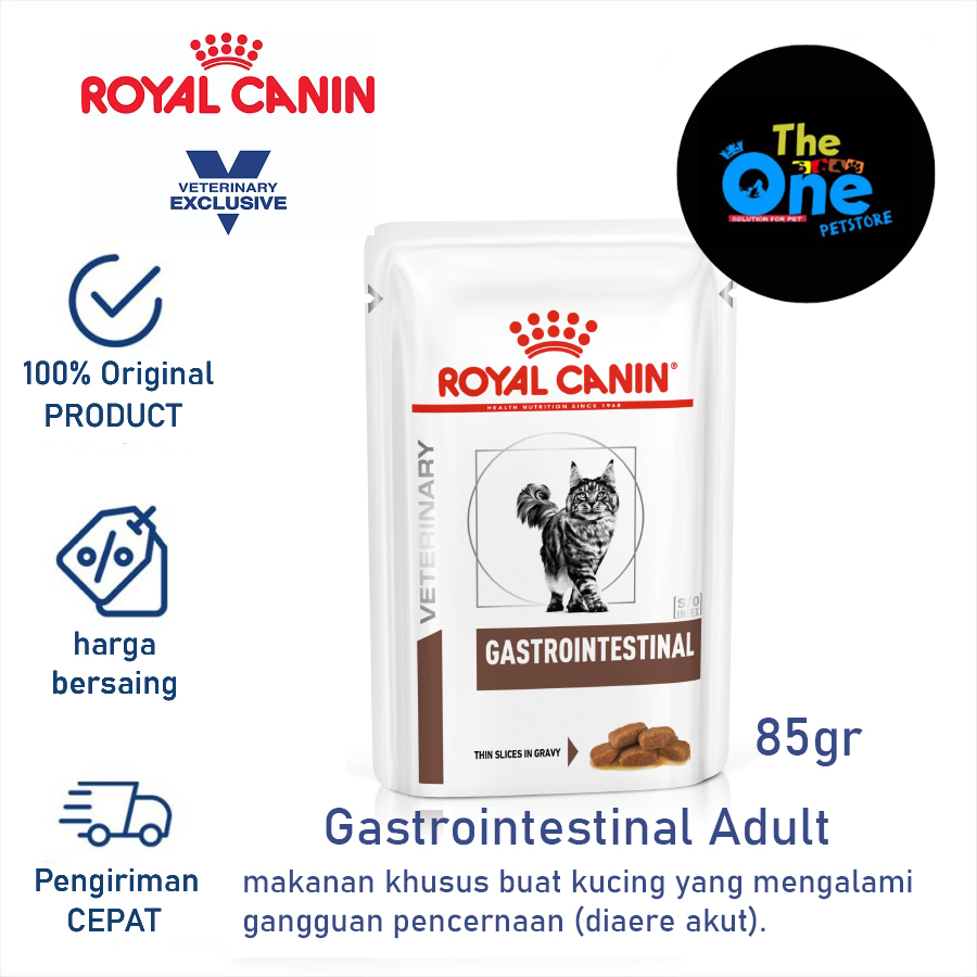 Jual Royal Canin Gastro Intestinal Cat Pouch / Sachet Gastrointestinal ...