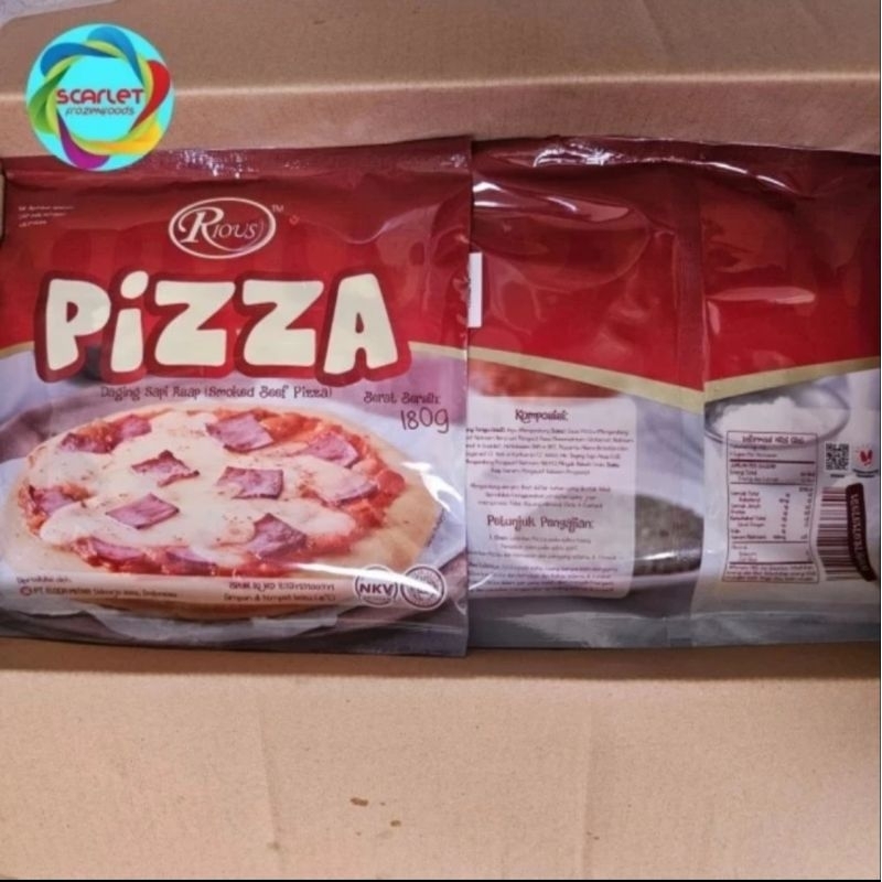 Jual Frozen Rious Pizza Daging Sapi Asap Bernardi Smoked Beef | Shopee ...