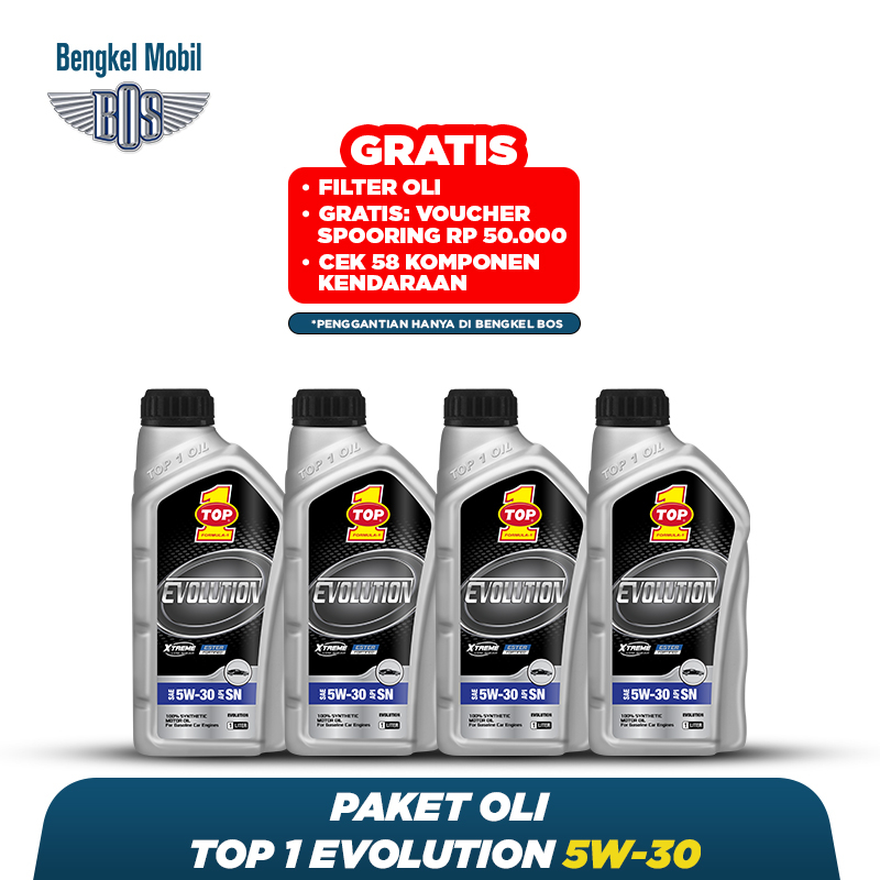Jual Paket Oli Top 1 Evolution 5W-30 | Shopee Indonesia