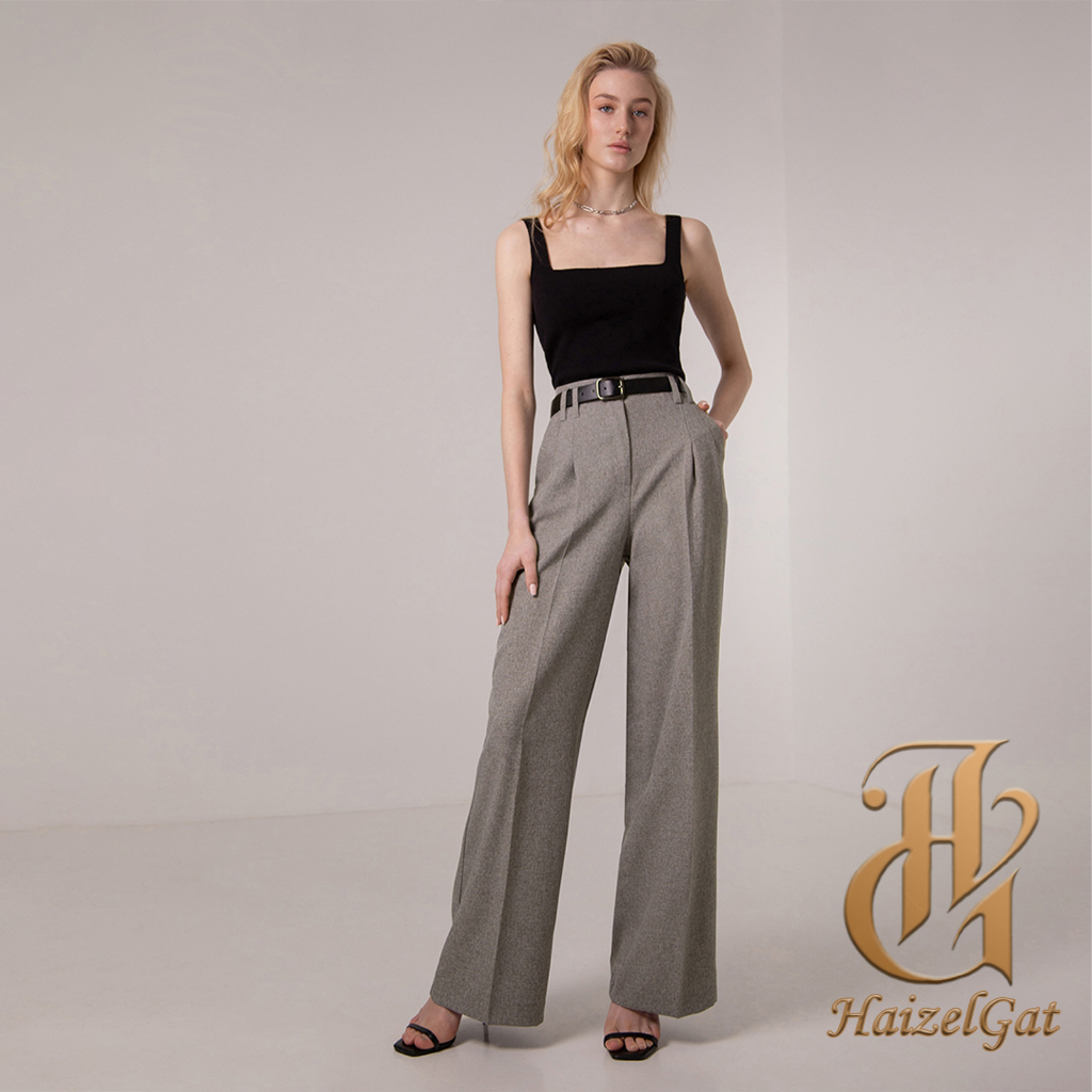Jual Haizel Gat - Loose Pants Cutbray Celana Wanita Straight Pants ...