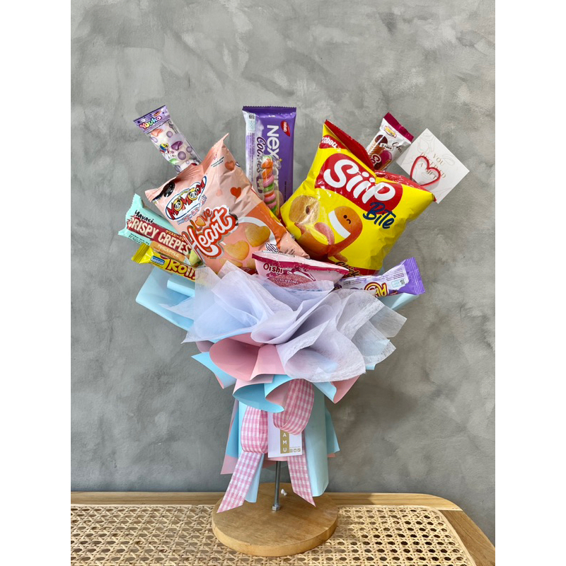 Jual Bloomy Snack Bouquet - BUCKET SNACK MURAH / BUKET SNACK/ HADIAH ...