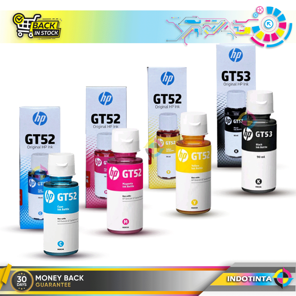 Jual tinta printer HP GT 52-53 ink tank 115 310 315 319 415 319 419 311 ...