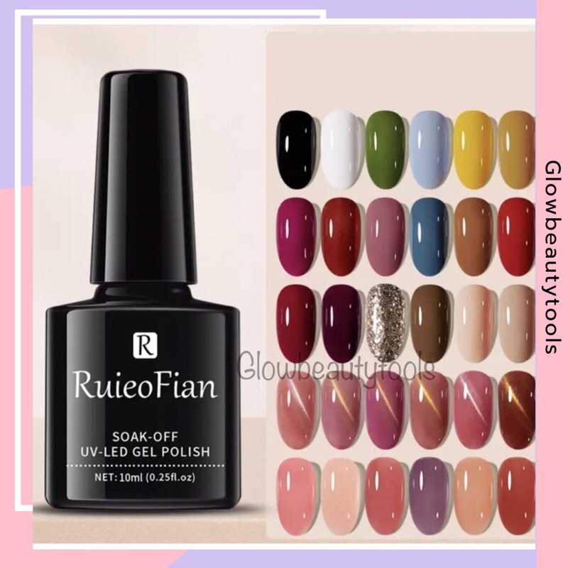 Jual Ruieo Fian - Jillradia Kutek Gel Nail Gel Polish isi 10 ml (101 ...